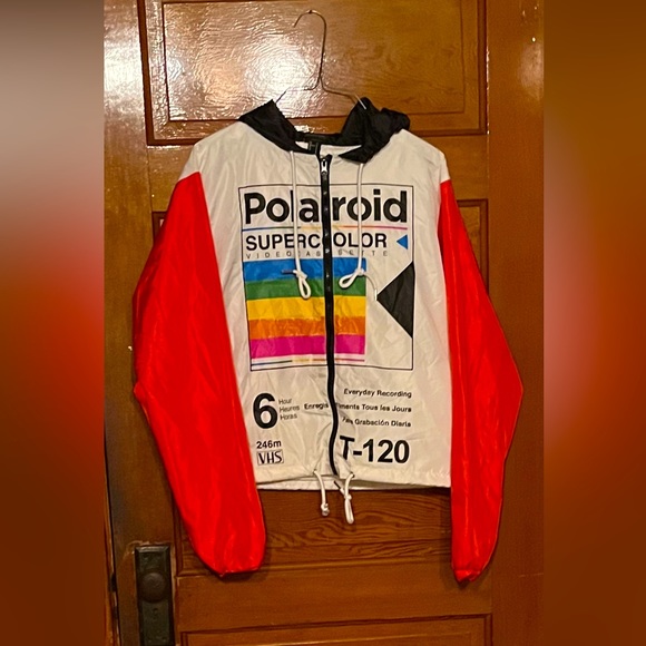 Polaroid | Jackets & Coats | Polaroid Rainjacketraincoat Rare | Poshmark